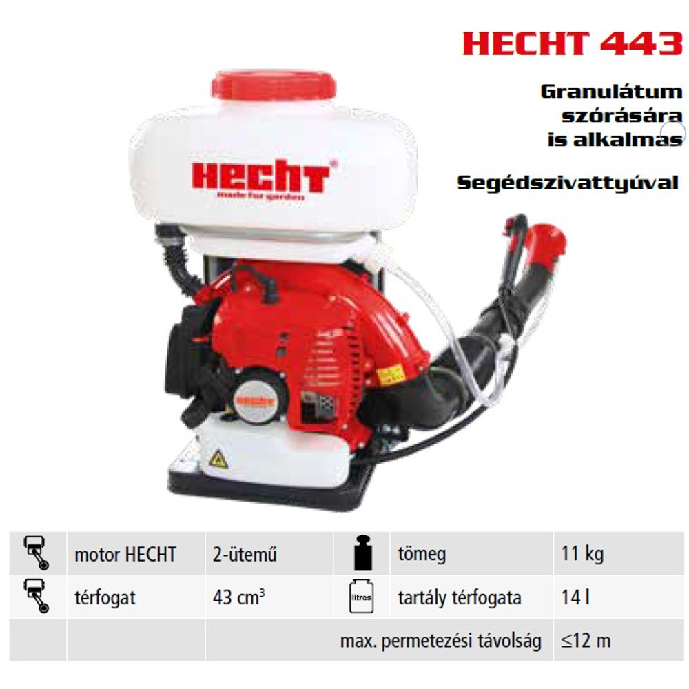 Hecht 443 motoros permetező - Hecht - Kerti Gépek Boltja